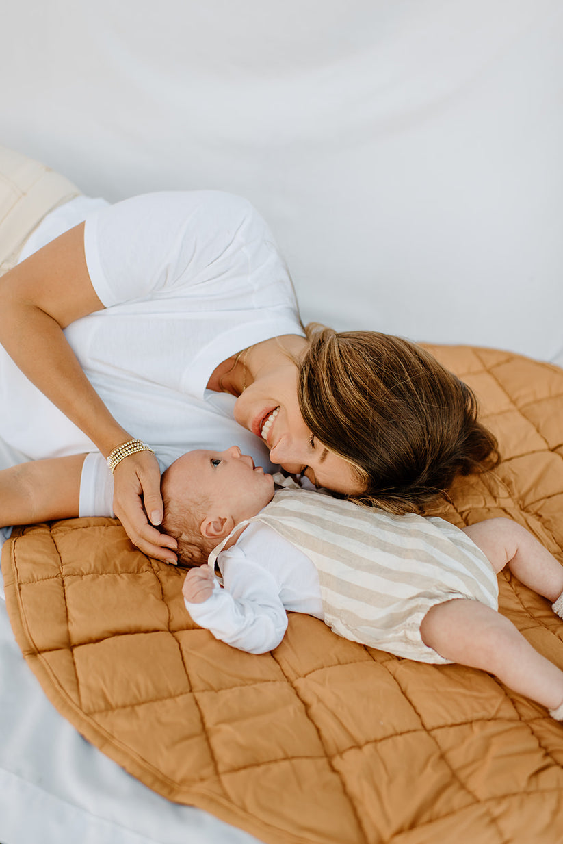 The Portable Playmat in Olive Green – ROSA MAE BABY ESSENTIALS